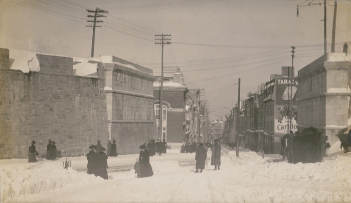 Le déneigement d’autrefois s’invite sur des photos inédites de Québec ...