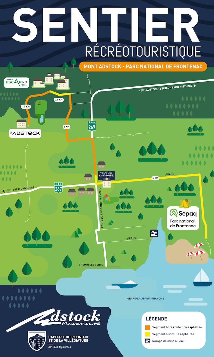 Un nouveau sentier multifonctionnel au Parc de Frontenac | Radio-Canada