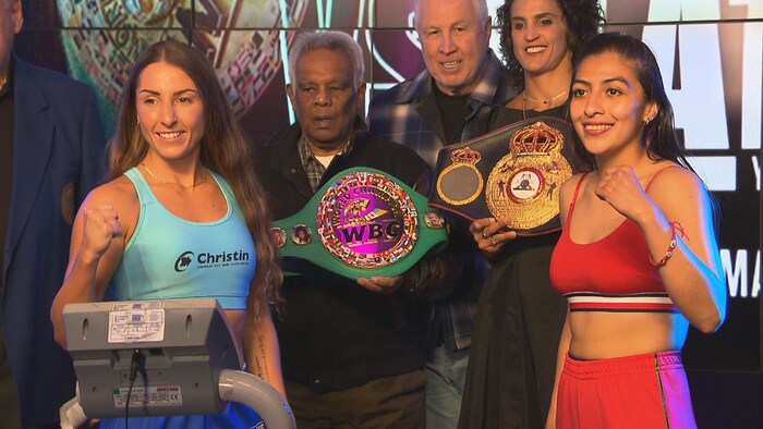 Kim Clavel et Jessica Nery Plata de la balance aux actes | Radio-Canada