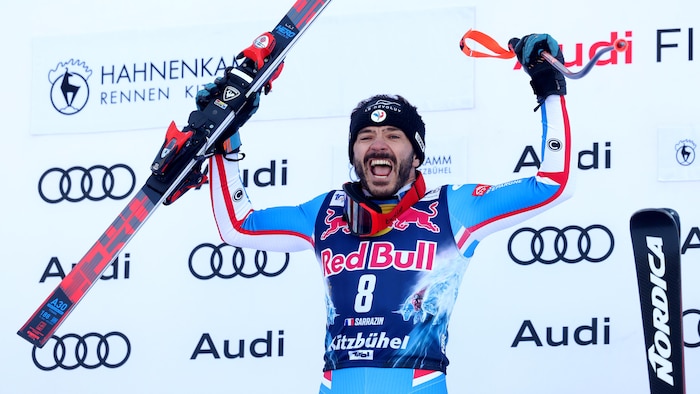 Un rare doublé de Cyprien Sarrazin à Kitzbühel | Radio-Canada