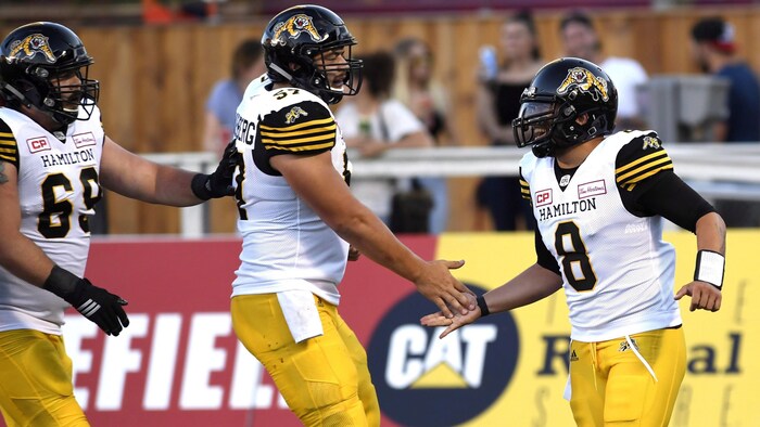 Landon Rice de retour avec les Alouettes | Radio-Canada