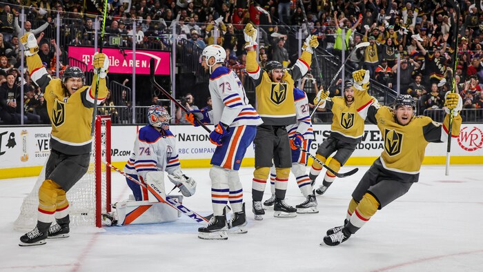 Les Golden Knights défont les Oilers 4-3 dans le cinquième match de la ...