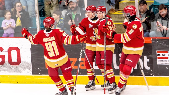 Séries de la LHJMQ : le surprenant Titan balaye les Mooseheads | Radio ...