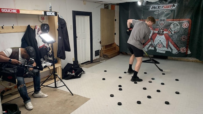 Repêchage LHJMQ 2024 : les espoirs de Jacob Gouchie | Radio-Canada