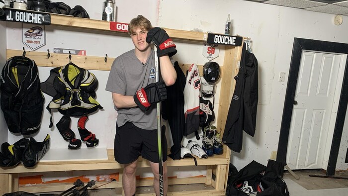 Repêchage LHJMQ 2024 : les espoirs de Jacob Gouchie | Radio-Canada