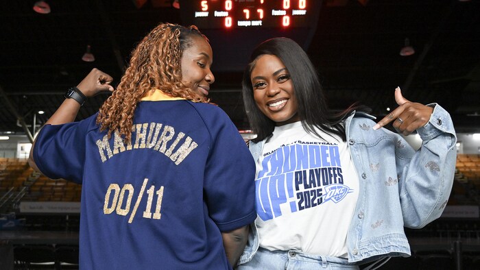 Les familles de Dort et de Mathurin unies pendant la finale de la NBA ...