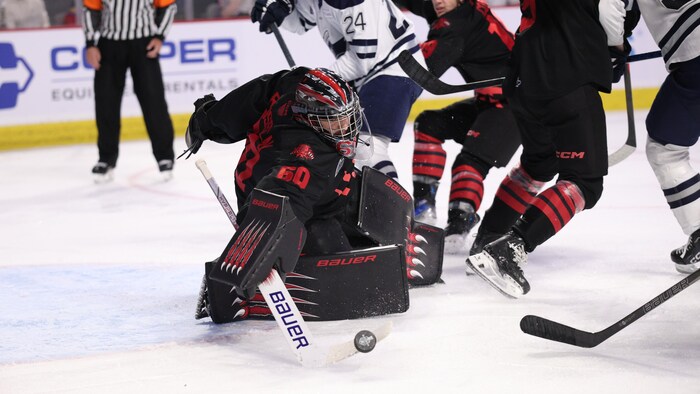 Finale de la LHJMQ : Moncton remporte la première manche | Radio-Canada