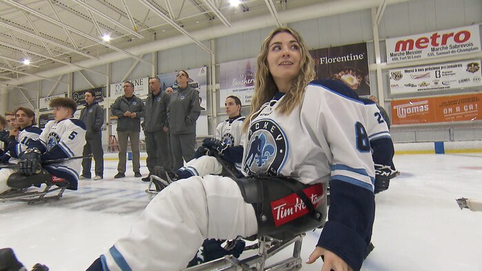 Raphaëlle Tousignant, pionnière du parahockey | Radio-Canada