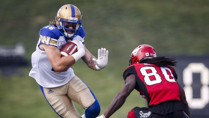 Les Alouettes s'entendent avec Taylor Loffler | Radio-Canada