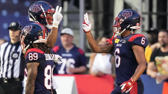 Les Alouettes sans pitié pour le Rouge et Noir | Radio-Canada