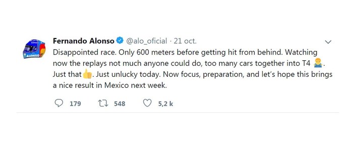 Fernando Alonso dédouane Lance Stroll pour l'accrochage à Austin ...