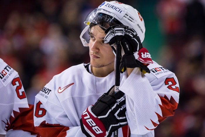 Le défenseur des Olympiques de Gatineau David Aebischer est fier de la ...