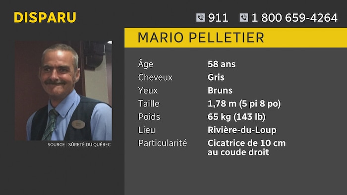 Appel à la population pour retrouver un Louperivois | Radio-Canada