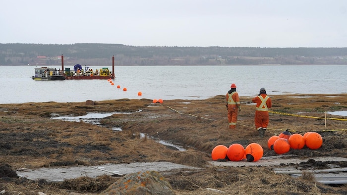 L’épineuse traversée sous-marine de la fibre optique vers l’île Verte ...