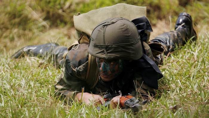 Plus de 500 soldats débarquent à Gagetown | Radio-Canada