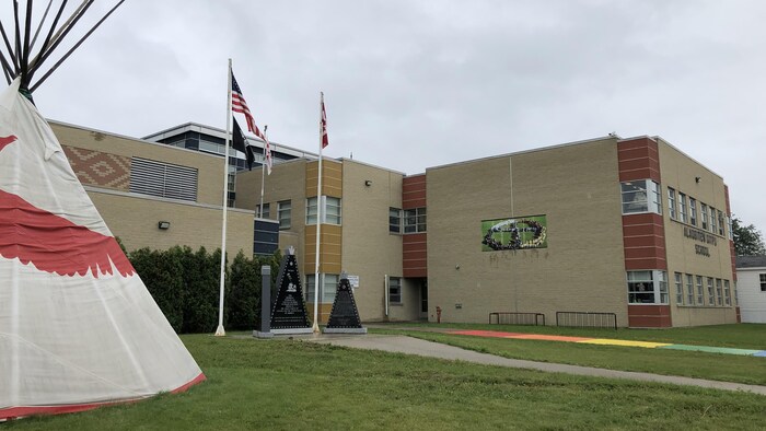 Agrandissement majeur à l'école de Listuguj | Radio-Canada