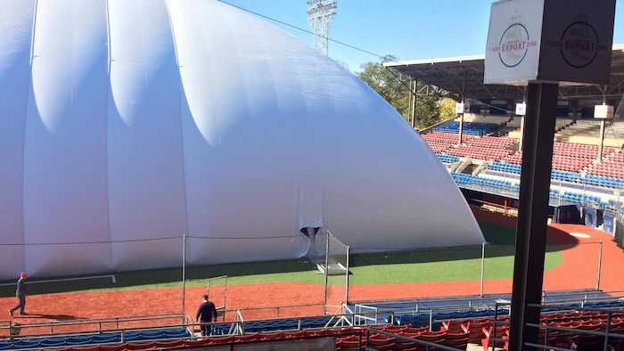 Lévis rêve d’un dôme au Stade Georges-Maranda | Radio-Canada