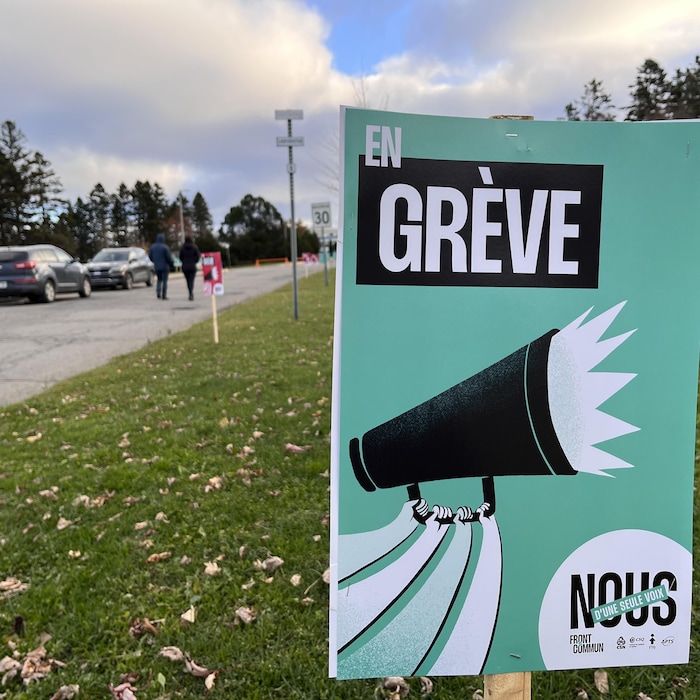 Une première journée de mobilisation du Front commun en Gaspésie ...