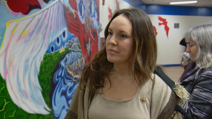 Une nouvelle murale à la station Churchill d'Edmonton | Radio-Canada