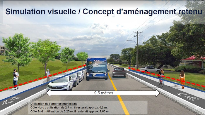 L’aménagement d’une bande cyclable bâclé, selon Claude Villeneuve ...