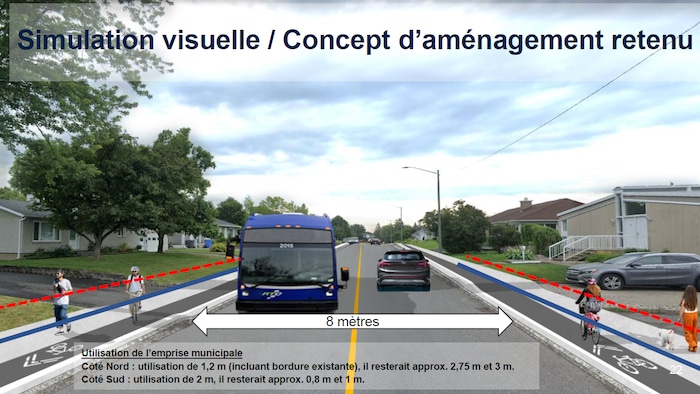 L’aménagement d’une bande cyclable bâclé, selon Claude Villeneuve ...