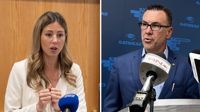 Débat télévisé entre Maude Marquis-Bissonnette et Mario Aubé le 20 ...