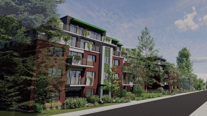 Un projet de 54 logements fait grincer des dents à Magog | Radio-Canada