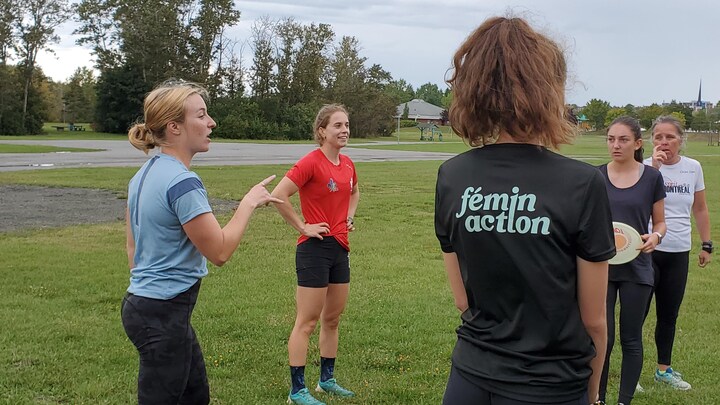 Cendrine Browne et Laura Leclair de Féminaction rencontrent l'Équipe de ...