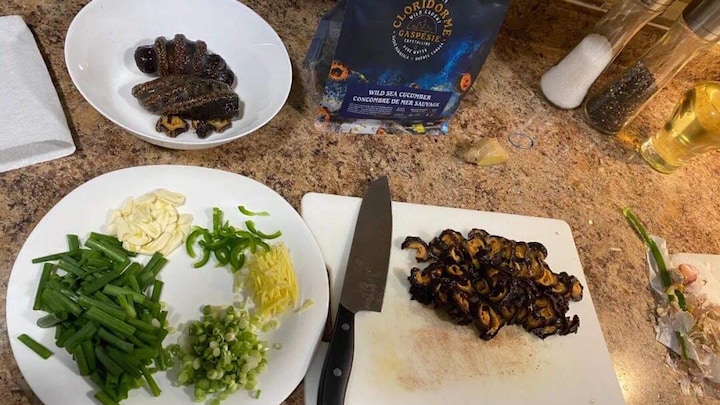 Du concombre de mer gaspésien dans l'Ouest canadien | OHdio | Radio-Canada