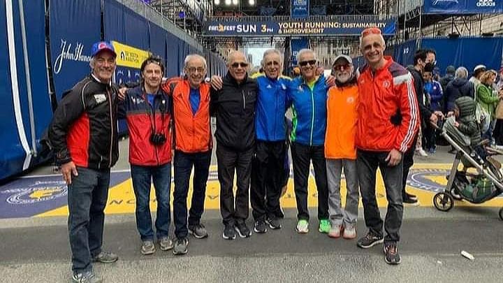 Les 7 frères Rancourt complètent le marathon de Boston