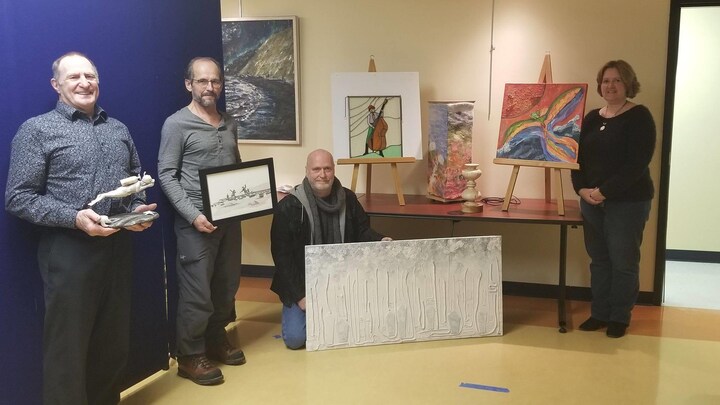 La MRC de la Haute-Côte-Nord dévoile les nouvelles œuvres de sa collection | OHdio | Radio-Canada