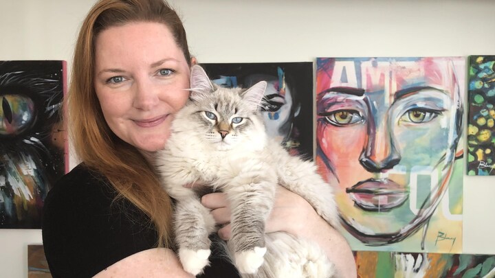 Christine Blaney se réinvente avec l’aquarelle | OHdio | Radio-Canada