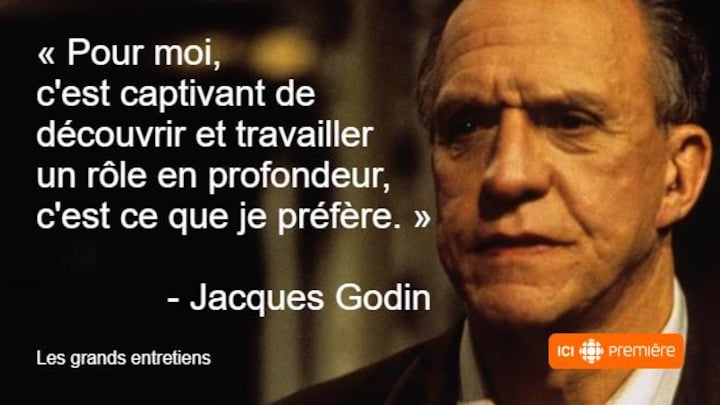 Jacques Godin, le comédien à la carrière impressionnante