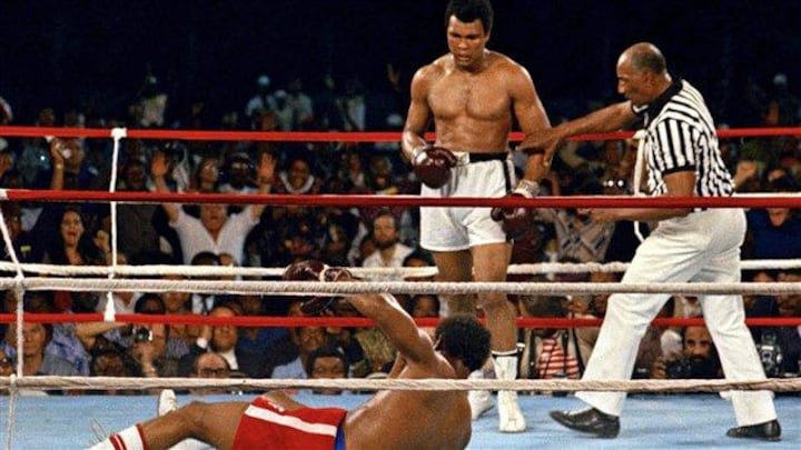 Muhammad Ali contre George Foreman en 1974 : le combat de boxe du ...