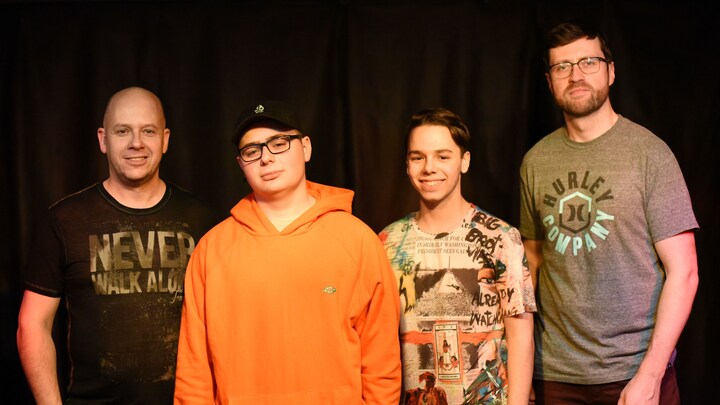 Manic IV et Gabriel Mazerolle à l'Ouvre-boîte culturel de Baie-Comeau