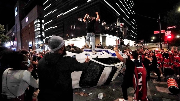 Montreal police use tear gas to disperse Habs fans after series victory ...