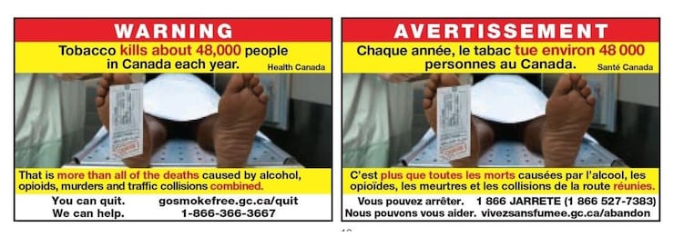 Cigarette warning labels are about to get even harder to ignore in ...