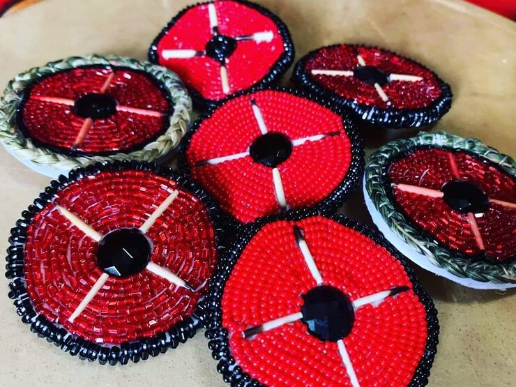 Ika-100 anibersaryo ng Remembrance Day poppy sa Canada simbolo ng pag ...