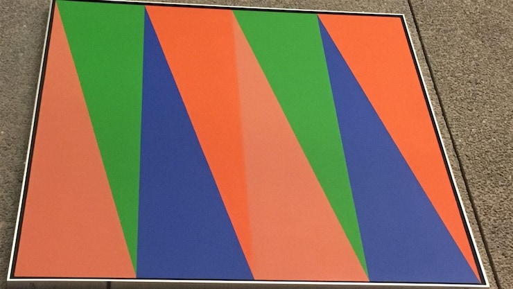 Une œuvre en hommage à l’artiste Guido Molinari sur un pont montréalais ...