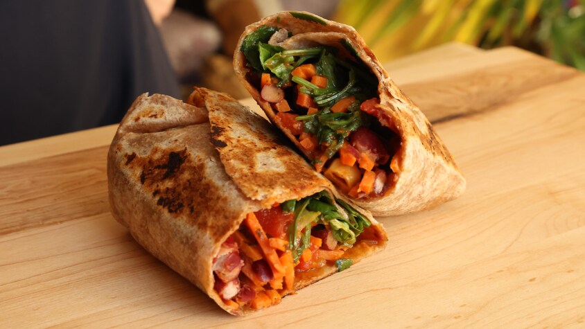 Burrito minute aux haricots rouges | Mordu