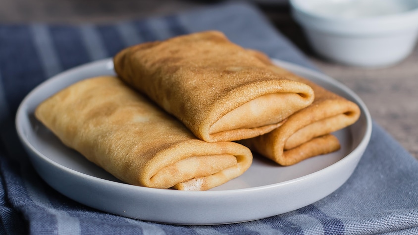 Crêpes de sarrasin aux champignons et à la sauce BBQ | Mordu