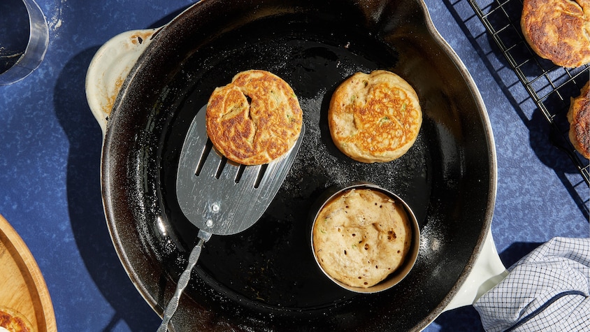 Crumpets au hareng boucané | Mordu