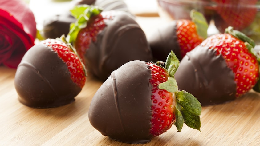 Fraises dans le chocolat | Mordu