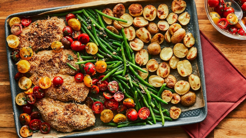 Poulet bruschetta à la plaque | Savourer x Mordu