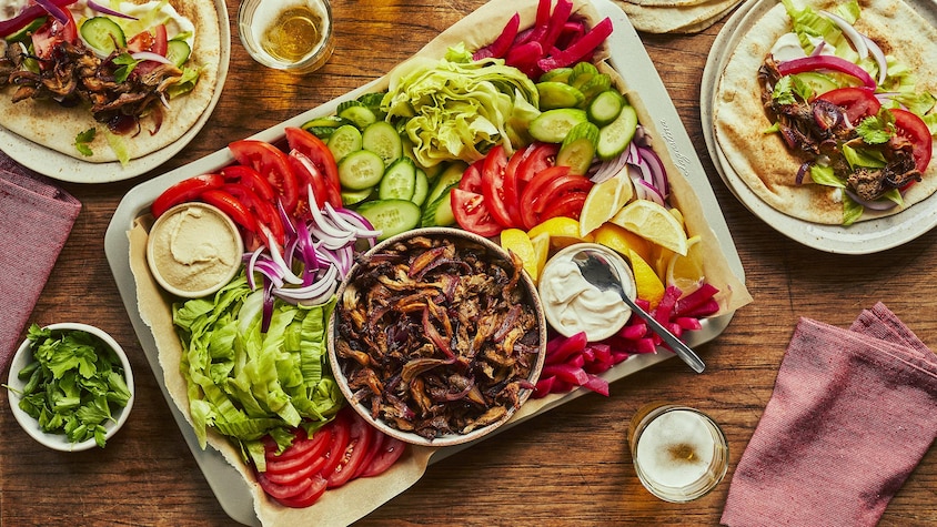 Shawarma végé aux champignons | Savourer x Mordu