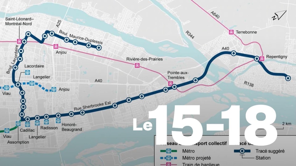 Plus de détails sur le nouveau tracé de tramway dans l'est de Montréal