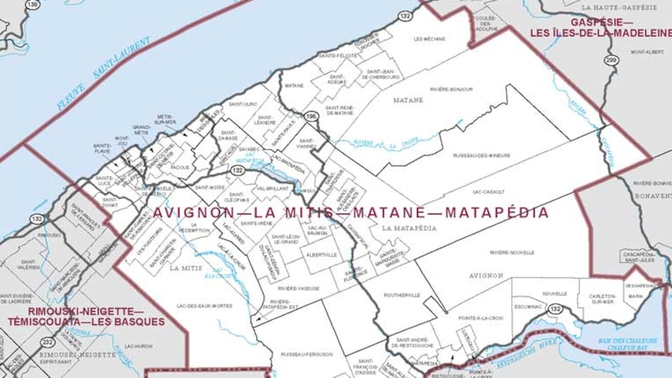 Avignon–La Mitis–Matane–Matapédia : bas-laurentienne, gaspésienne et ...
