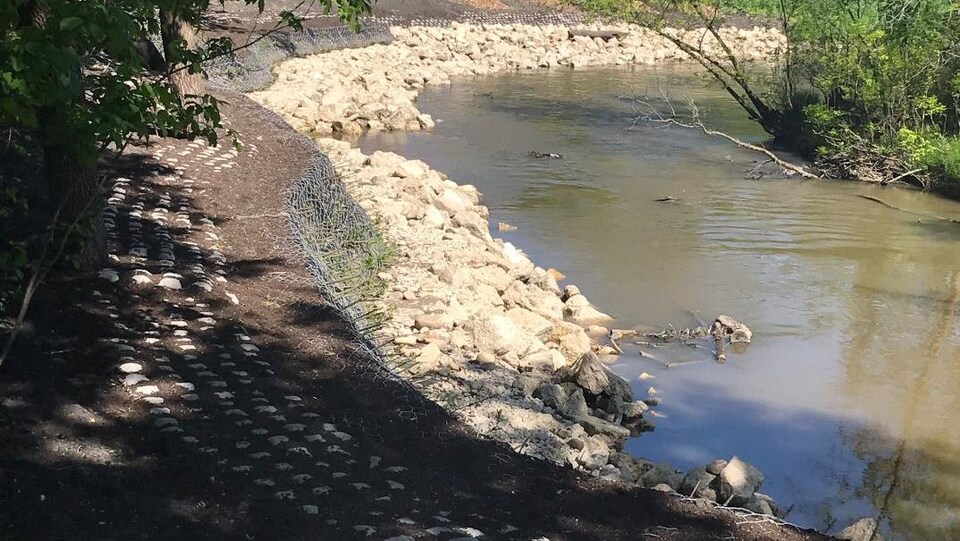 Une technique novatrice pour la stabilisation des berges | Radio-Canada.ca