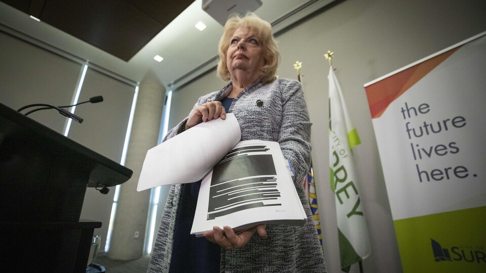 La mairesse de Surrey veut garder la GRC, malgré l’avis contraire de la ...