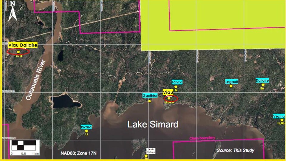 Un potentiel de lithium au Témiscamingue | Radio-Canada.ca